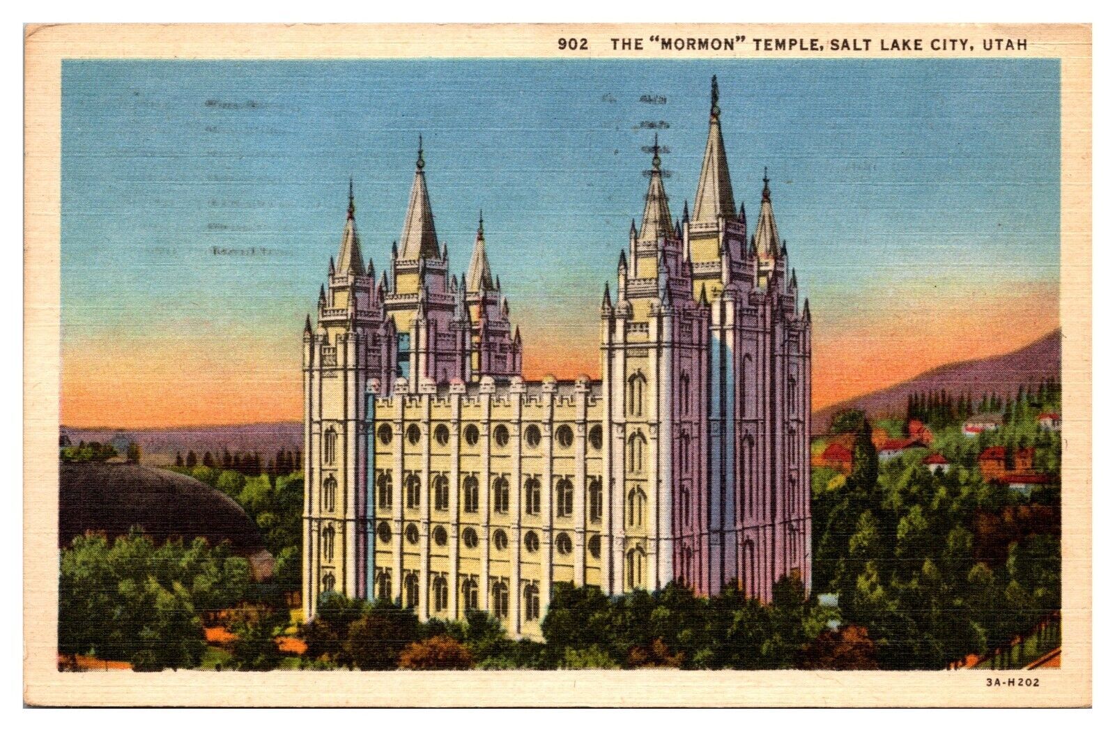 Vintage The Mormon Temple, Salt Lake City, UT Postcard | United States ...