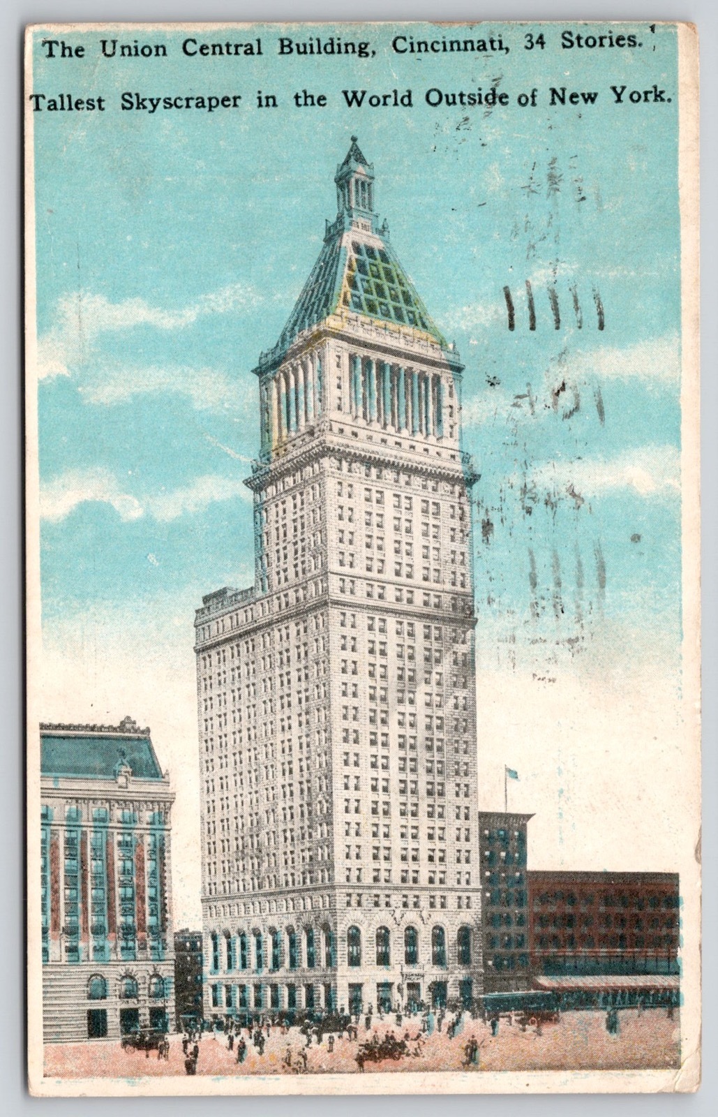 Union Central Building Cincinnati Tallest Skyscraper 1917 Ohio Oh ...