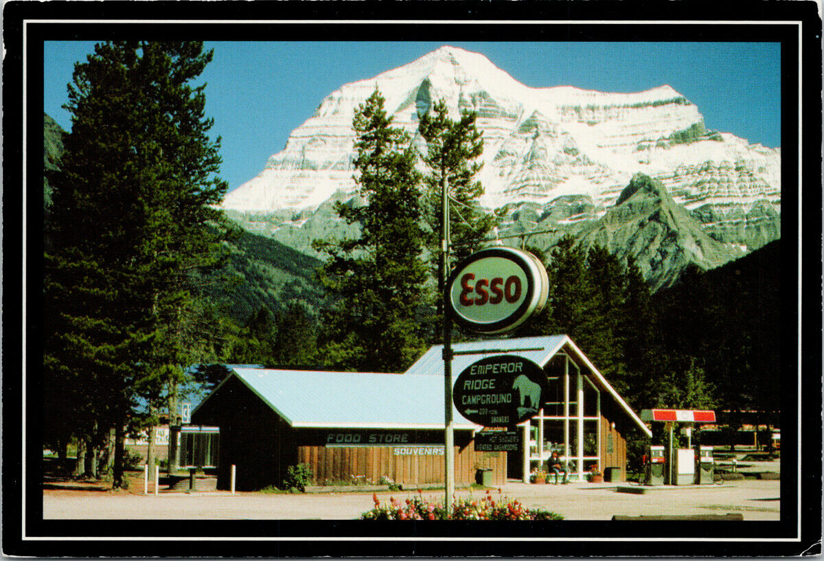 Mount Robson BC Esso Emperor Ridge Campground Sign Unused Vintage ...