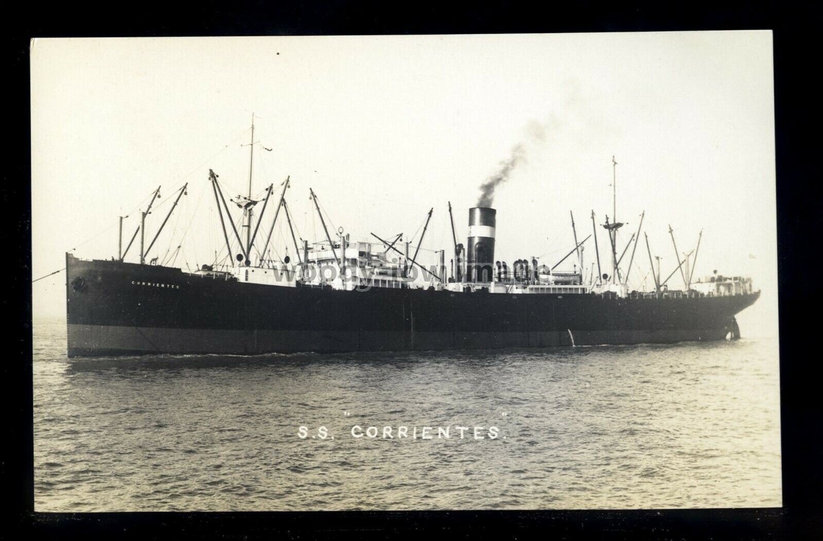 bf257 - Donaldson Line Cargo Ship - Corrientes , built 1920 - postcard ...