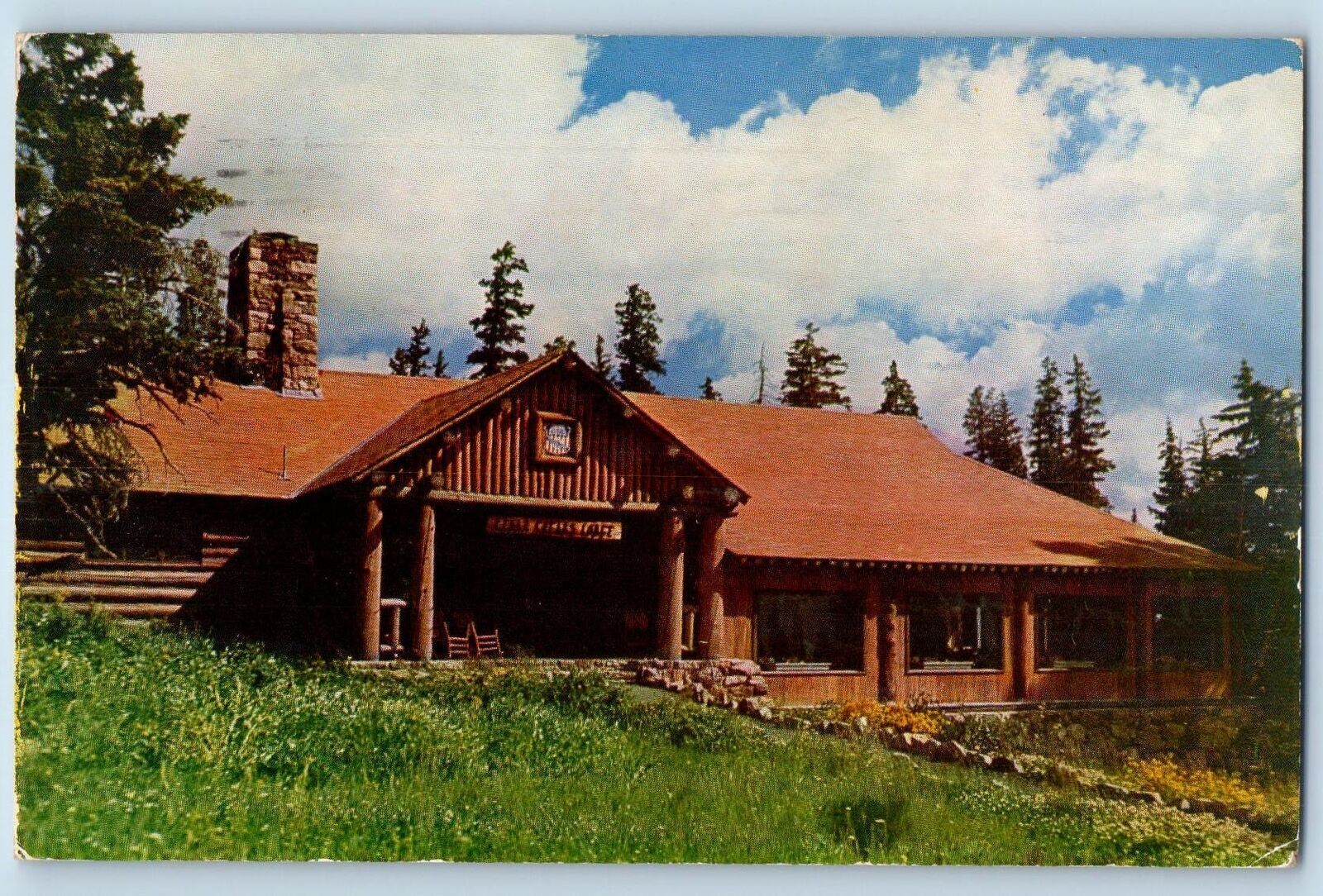 1956 Cedar Breaks Lodge Log Building Cedar Break National Monument Utah ...