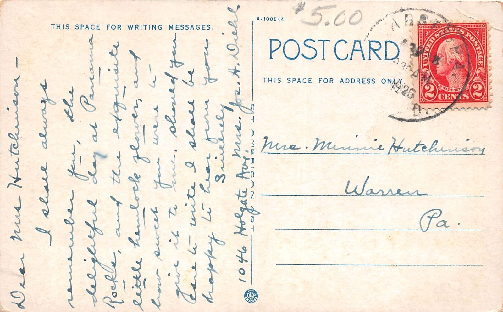 J70/ Defiance Ohio Postcard c1910 Kettenring Gold Club House 54 ...