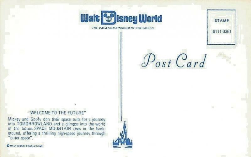 Disneyland Postcards Welcome to the Future in Disneyland | Other ...