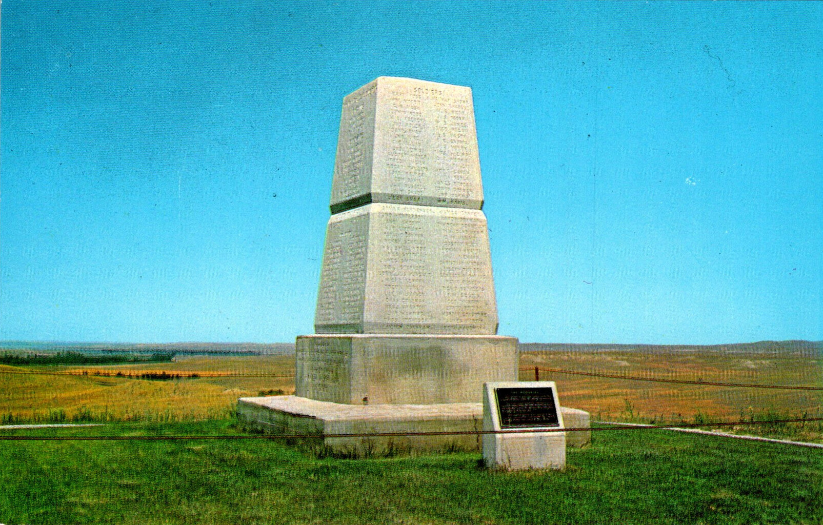 Montana Custer Battlefield National Monument The Custer Memorial ...