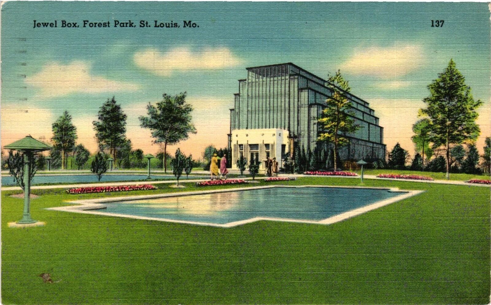 Vintage Postcard- Jewel Box, Forest Park, St. Louis, MO Early 1900s ...