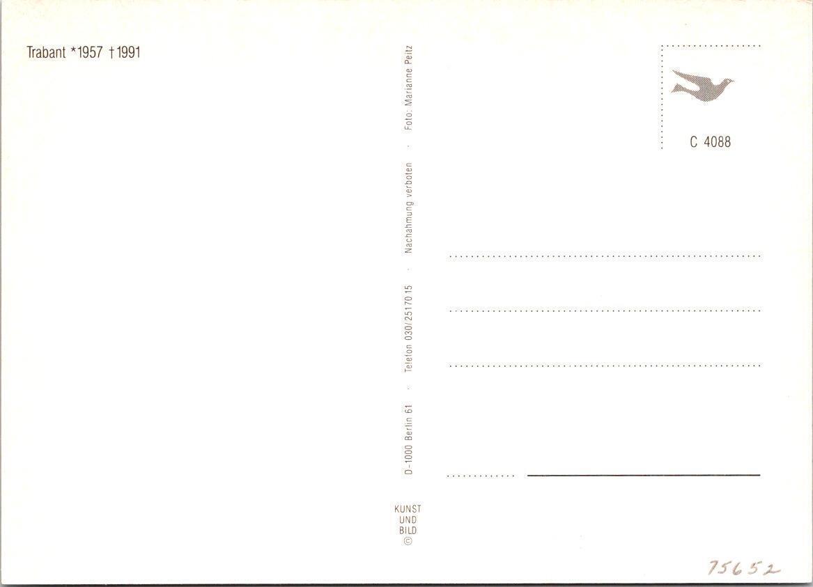 Auto Advertising TRABANT Legend On Wheels~East German Cars Produced ...