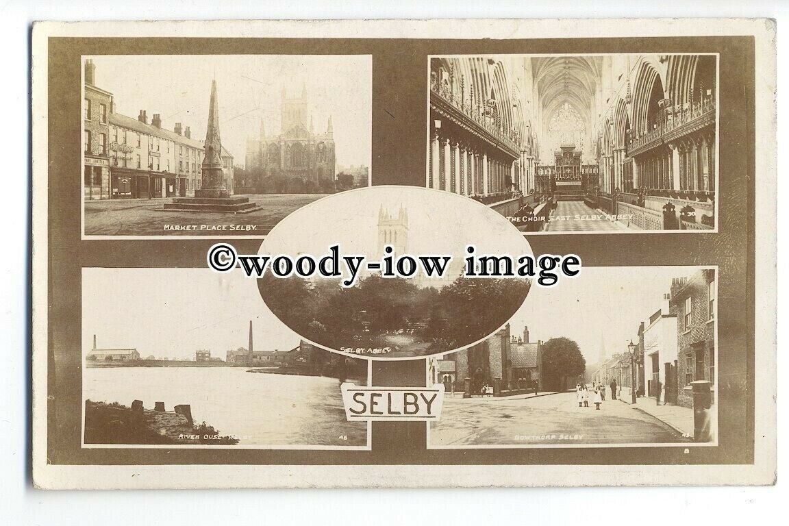 tq0132 - Yorks - Multiview x 5, of Various Scenic Views around Selby - Postcard | Other ...