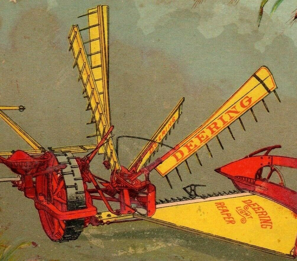 1880s Deering Farming Equipment Mower Reaper Scrap Lot Of 4 #5C ...