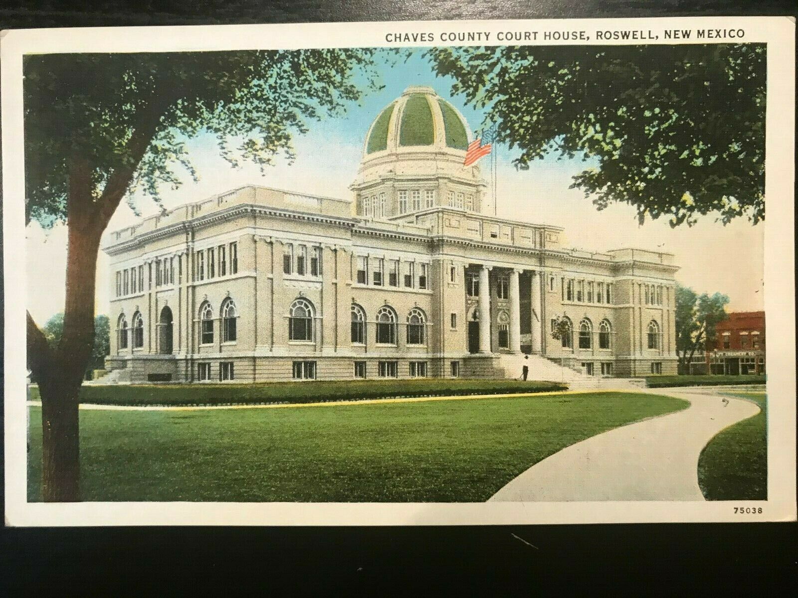 Vintage Postcard 1915-1930 Chaves County Courthouse Roswell New Mexico ...