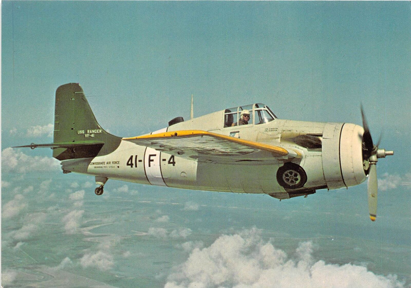 Lot333 grumman f4 wildcat confederate force texas plane airplane ...