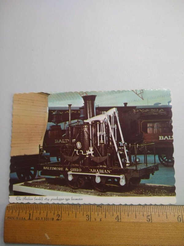 Postcard - The Arabian (Model), 1834 Grasshopper-Type Locomotive ...