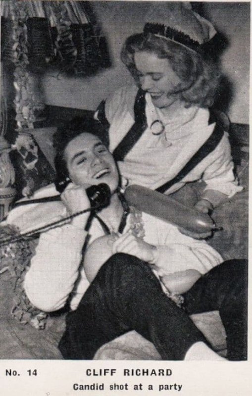 Cliff Richard In RISQUE Shot At Wild Party Old Cigarette Photo Trading ...