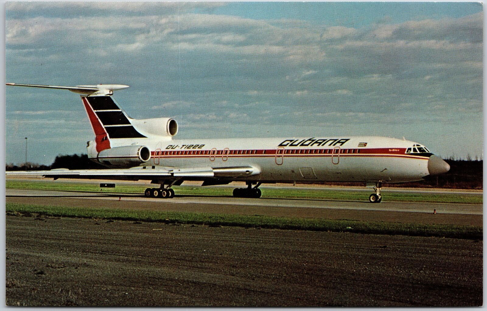 Airplane Cubana Tupolev TU-154B-2 Airline Aircraft at Montreal Canada ...