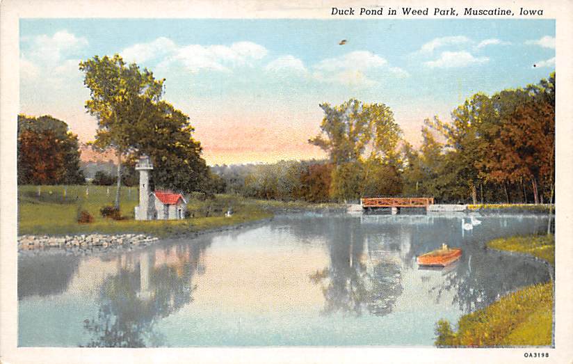 Duck Pond and Weed park Muscatine, Iowa | United States - Iowa - Other ...