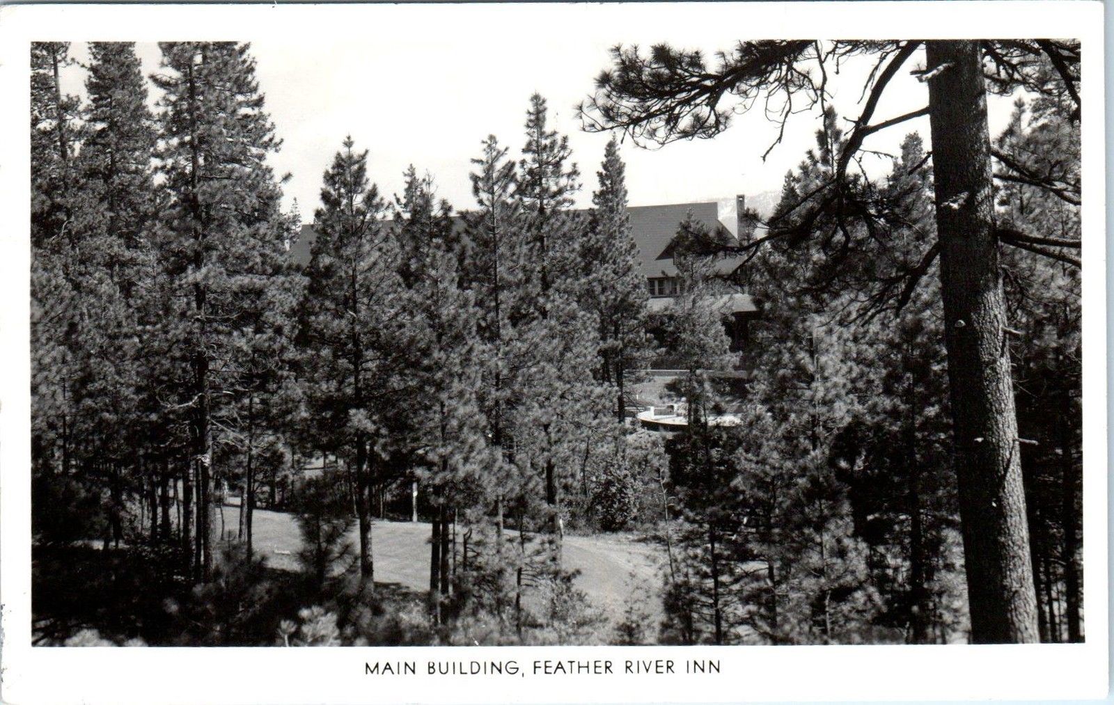RPPC BLAIRSDEN, CA California Main Building FEATHER RIVER INN 1948 ...