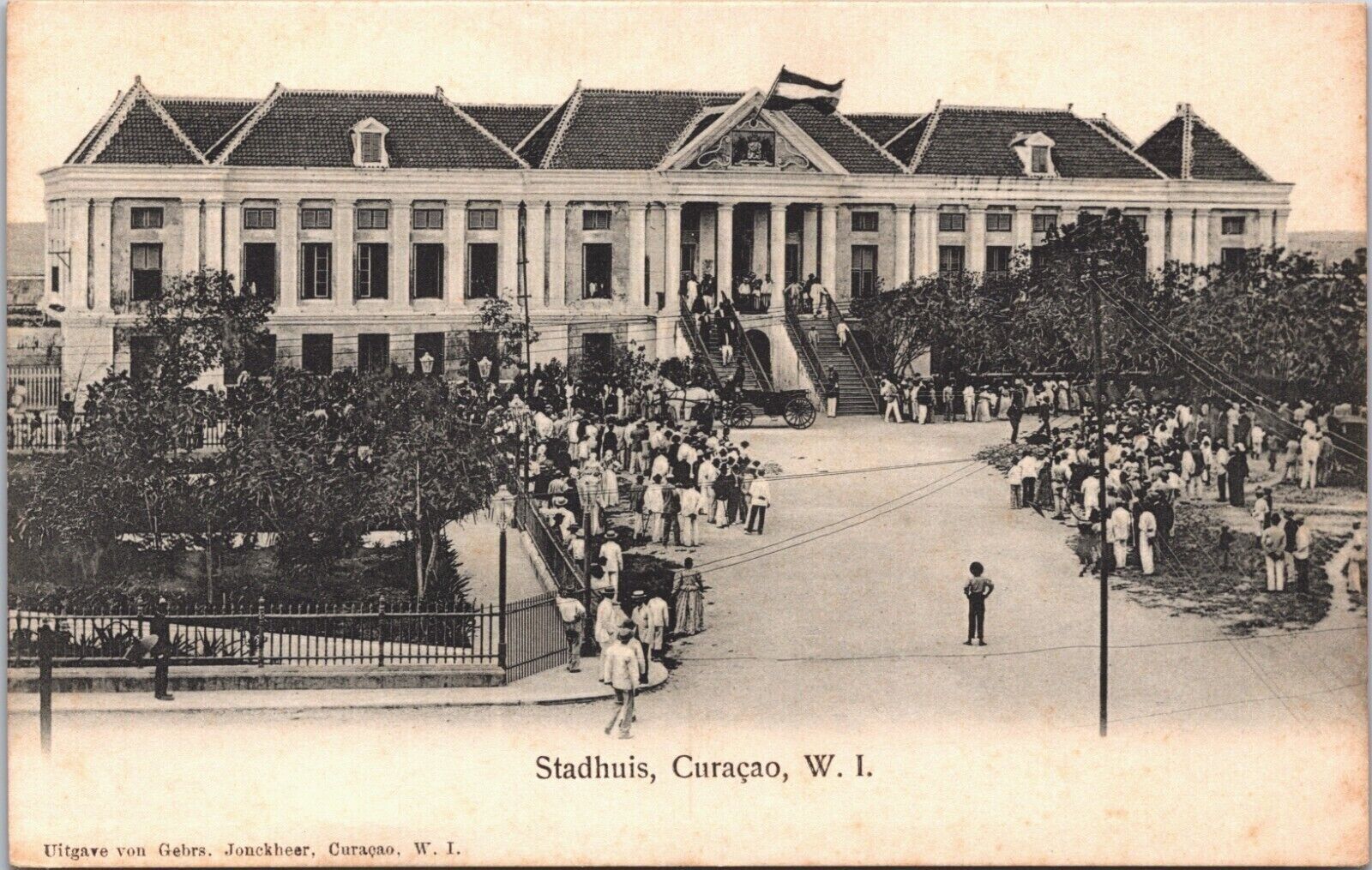 Curacao Stadhuis Vintage Postcard 09.29 | Other / Unsorted, Postcard ...