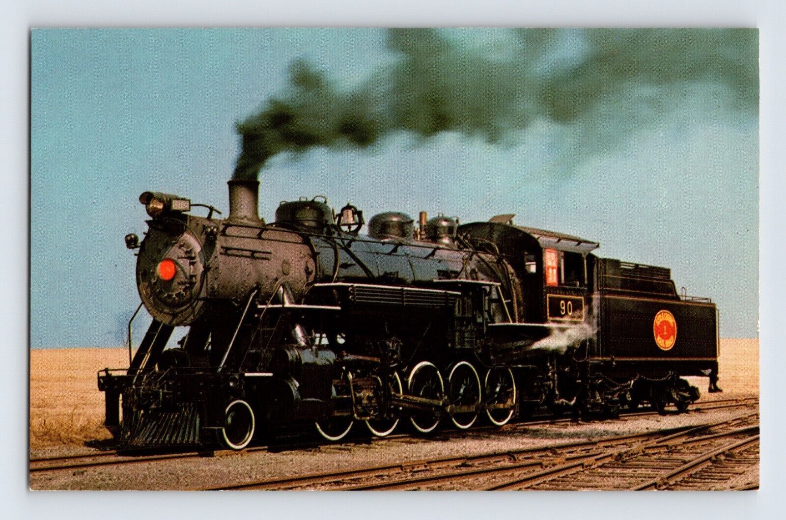 Postcard Railroad Train Strasburg Decapod Steam Engine 1960s Unposted ...