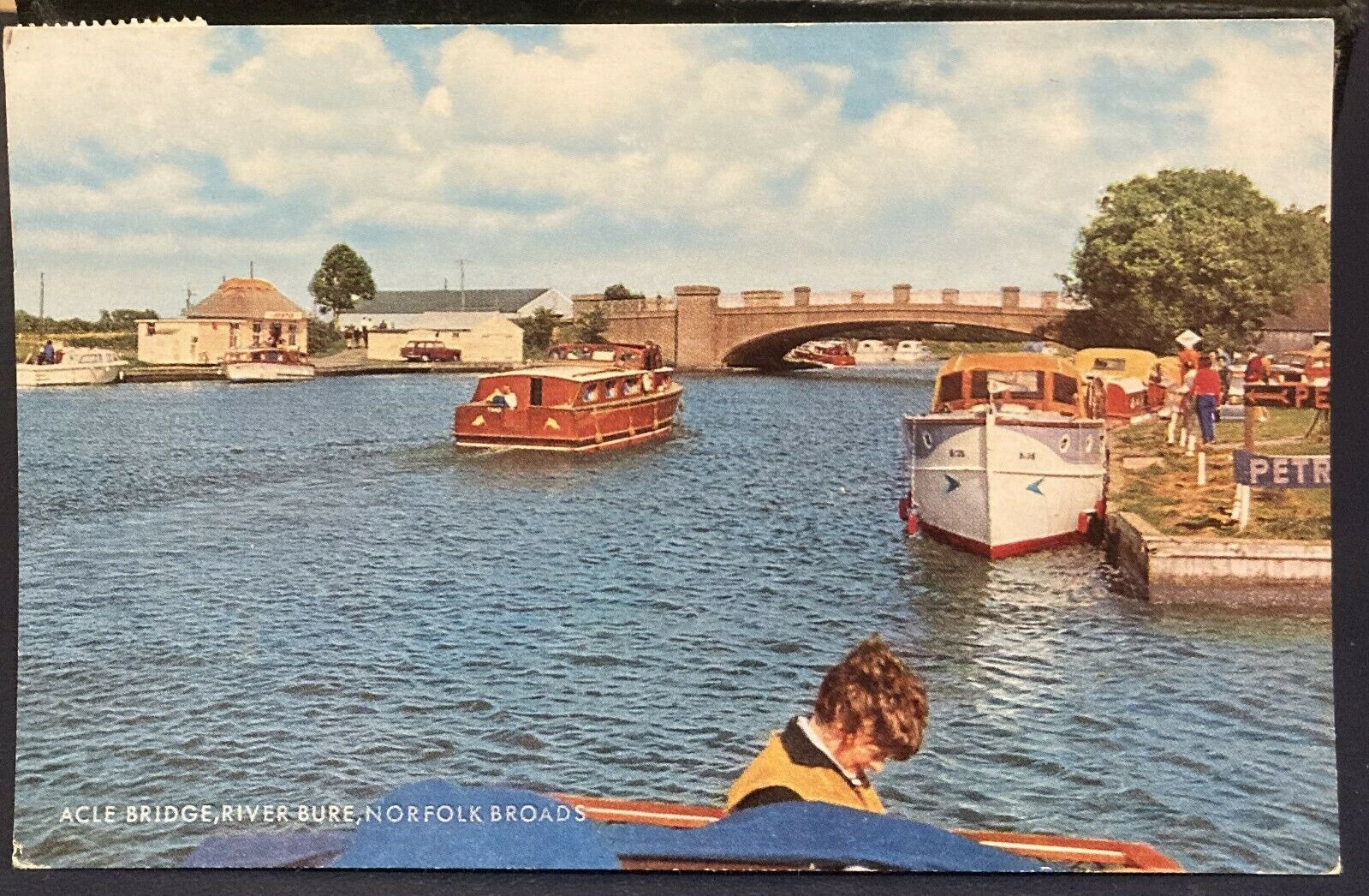 England Acle Bridge River Bure Norfolk Broads - posted 1978 | Europe ...