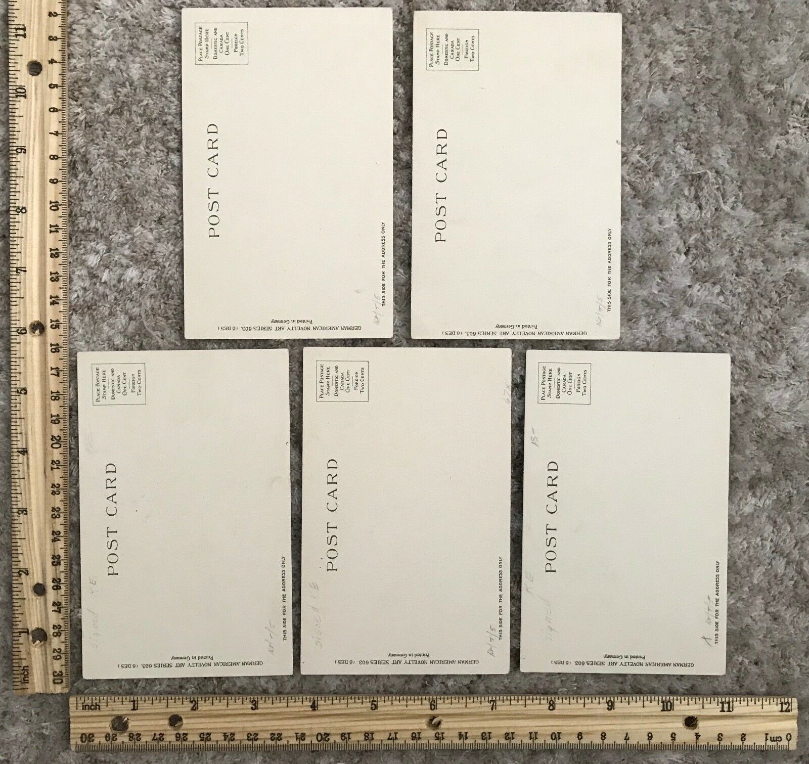 Five Artist Drawn Signed Postcards Dutch Home Life~117754 | Other ...