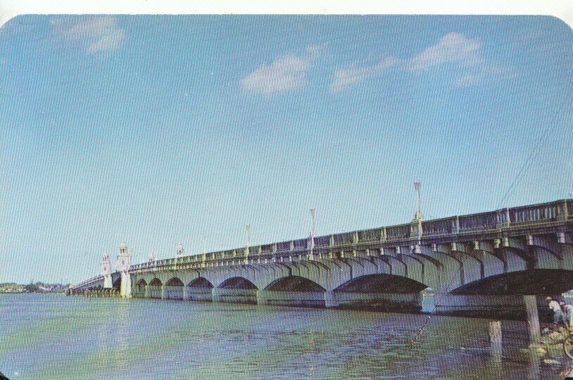 America Postcard - Ashley River Bridge - Charleston - South Carolina ...