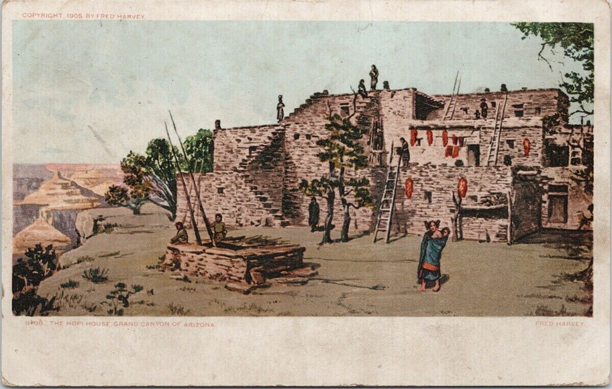 Hopi House Grand Canyon Arizona Fred Harvey VIC & WEL RPO Postcard E92 ...