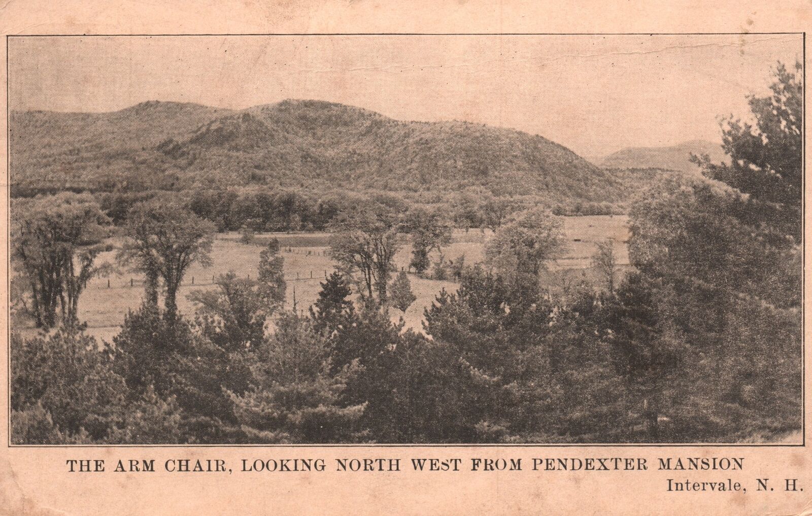 Postcard 1932 Arm Chair Looking North West From Pendexter Mansion ...