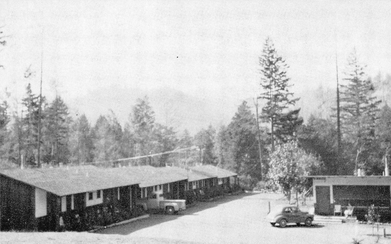 Leggett, California KUMFORTEL Mendocino County Roadside 1950s Vintage ...