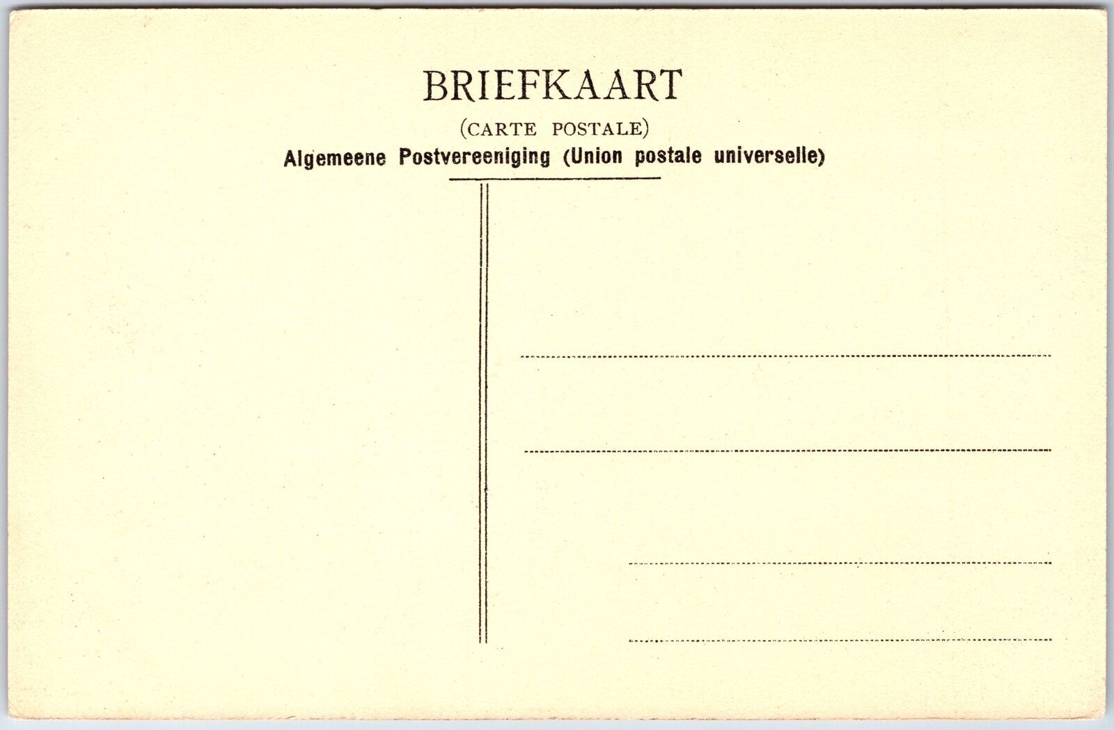 Vintage Postcard Street and Canal Scene in DE Wallen Amsterdam Holland ...