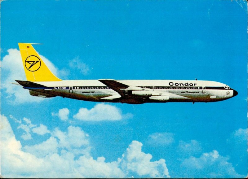 IMN03328 condor d aboc boeing 707 germany intercontinental jet plane ...