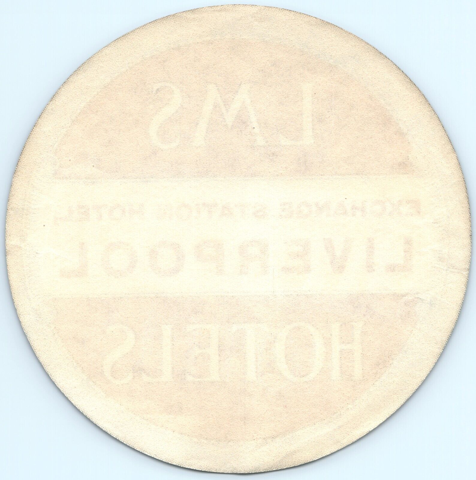 c1930s Liverpool, England LMS Hotels Luggage Label Queen's Railway 5.5 ...