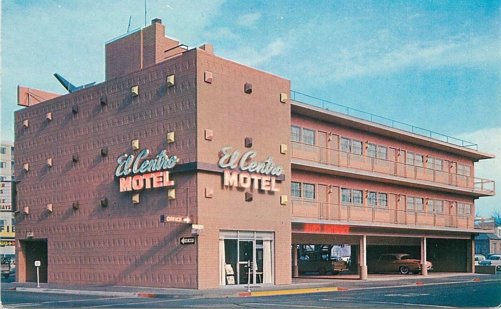 Postcard Nevada Reno 1950s Mid Century El Centro Motel Colorpicture 23 ...