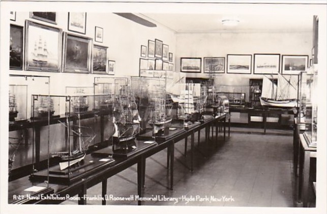 New York Hyde Park Franklin D Roosevelt Memorial Library Naval ...