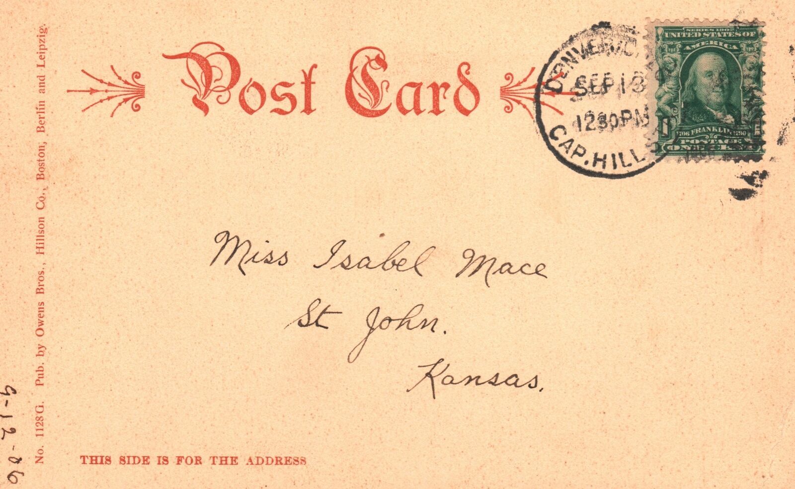 Vintage Postcard 1910's State Capitol Building Historic Landmark Denver ...