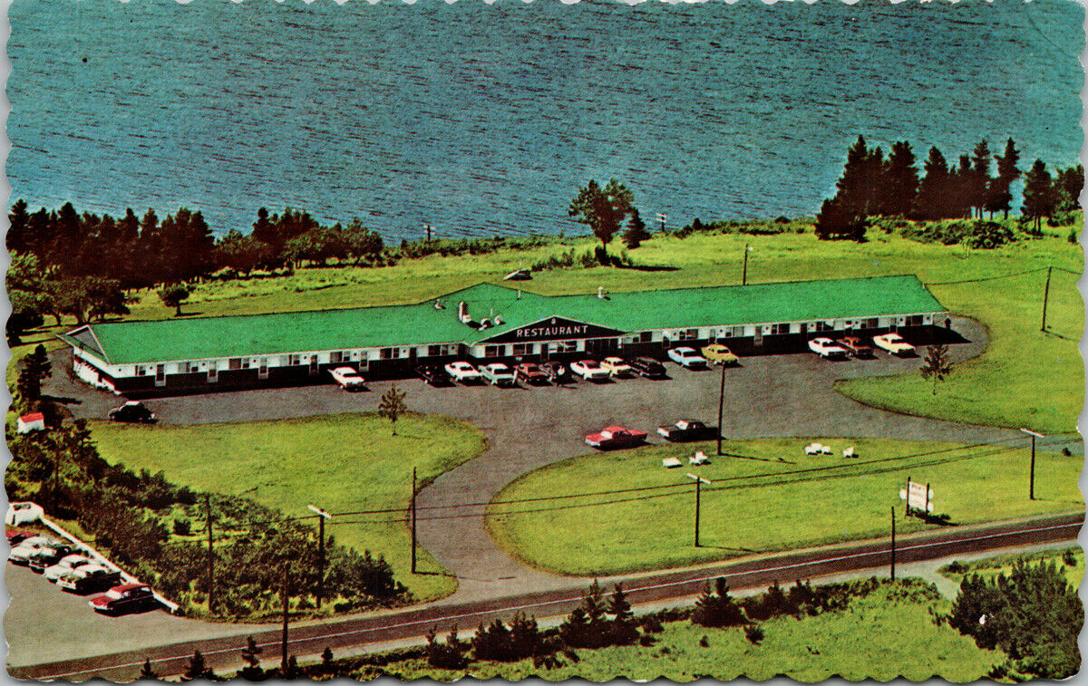 Port Hawkesbury Motel & Restaurant NS Canso Strait Vintage Postcard F38 ...