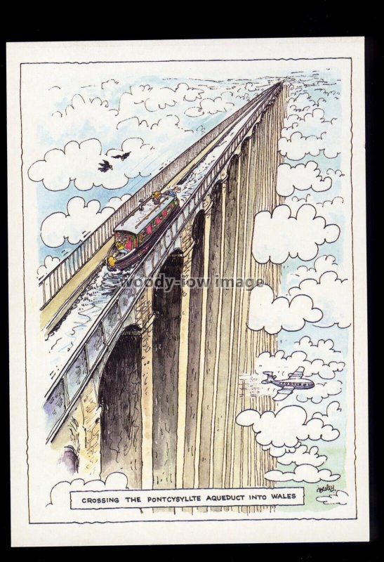 BES015 - Crossing the Pontcysyllte Aqueduct into Wales - Besley comic ...