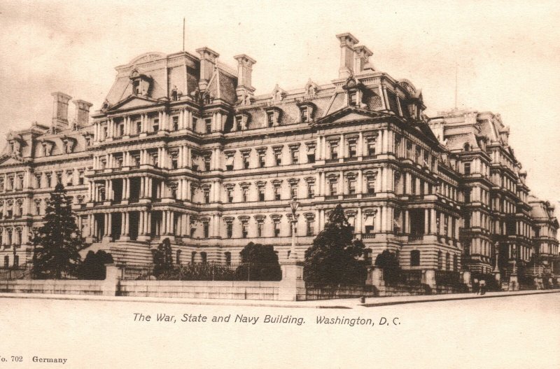 Vintage Postcard 1900's The War State And Navy Office Building ...