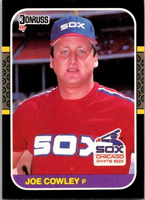 1987 Donruss Baseball Card Joe Cowley Philadelphia Phillies sk20385 ...