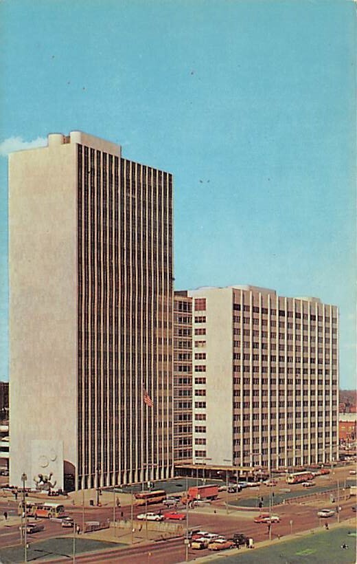 Detroit's New City County Building Towering symbol of Local Government ...
