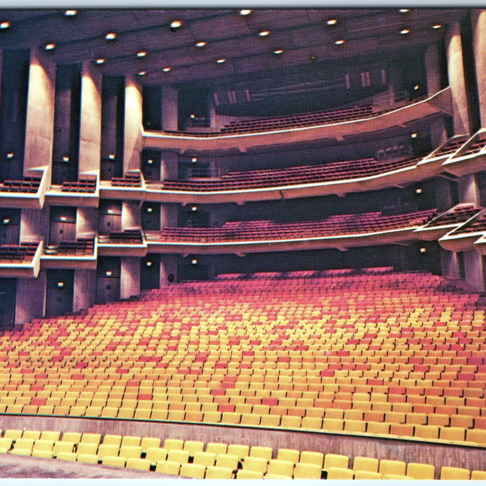 c1970s Ames, IA CY Stephens Auditorium Interior Seating University ...