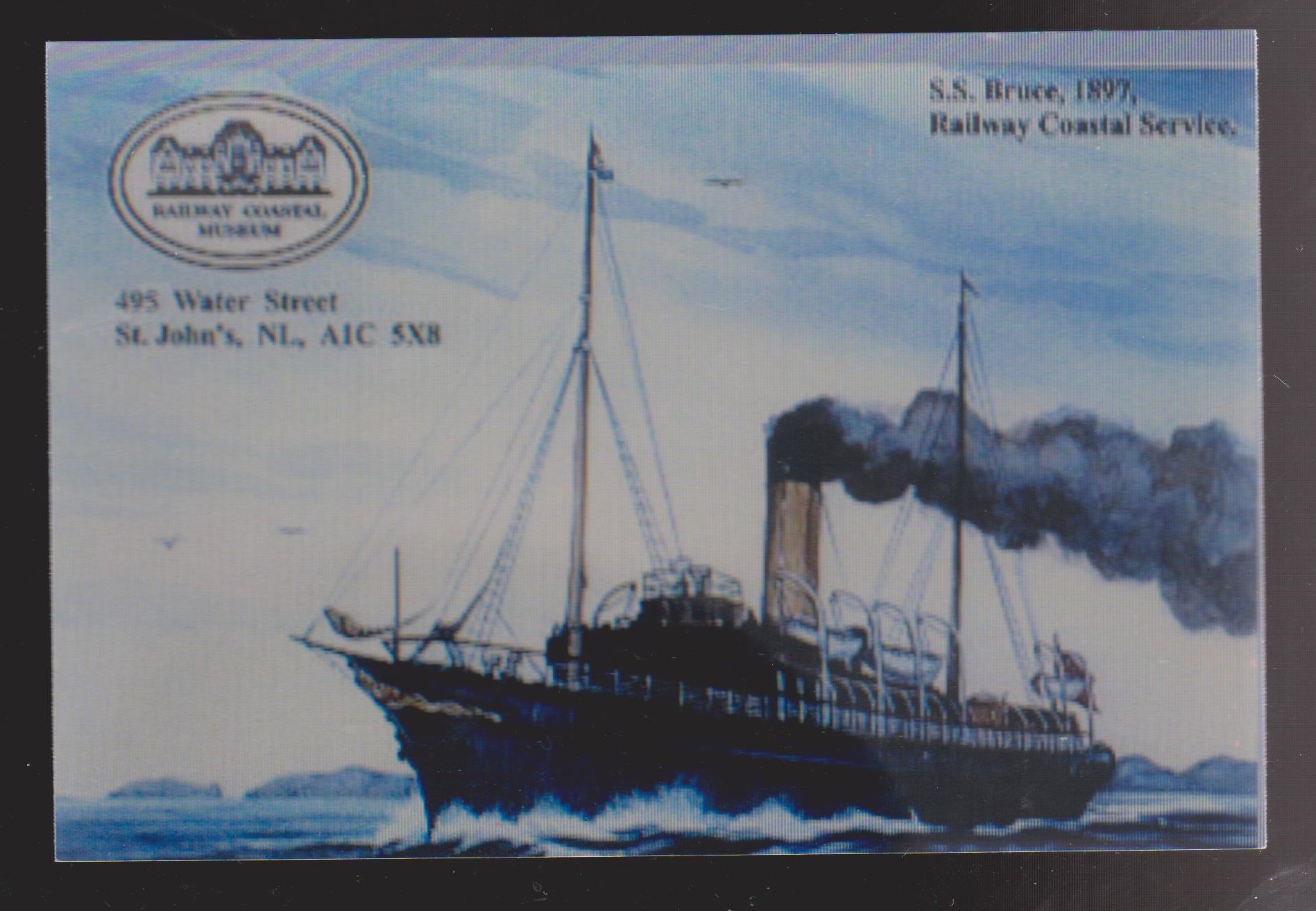 SS Bruce - Railway Coastal Museum Reprduction Of Old Photo - Unused ...