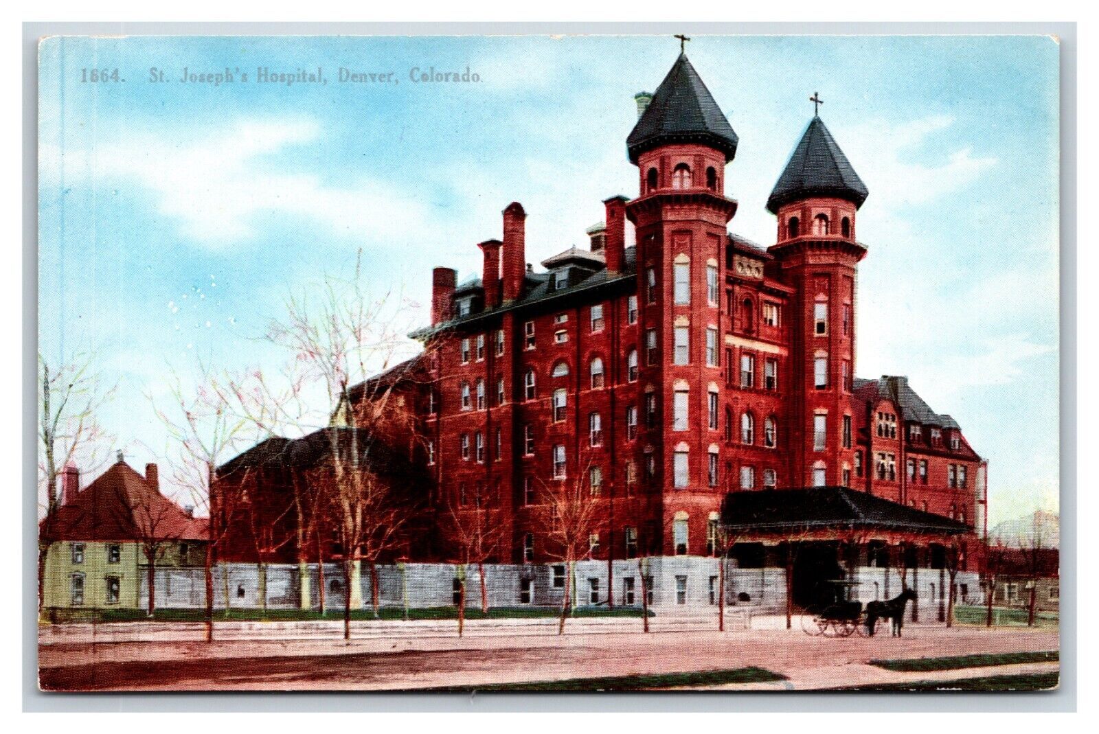 St Joseph Hospital Denver Colorado CO UNP DB Postcard R11 | United ...