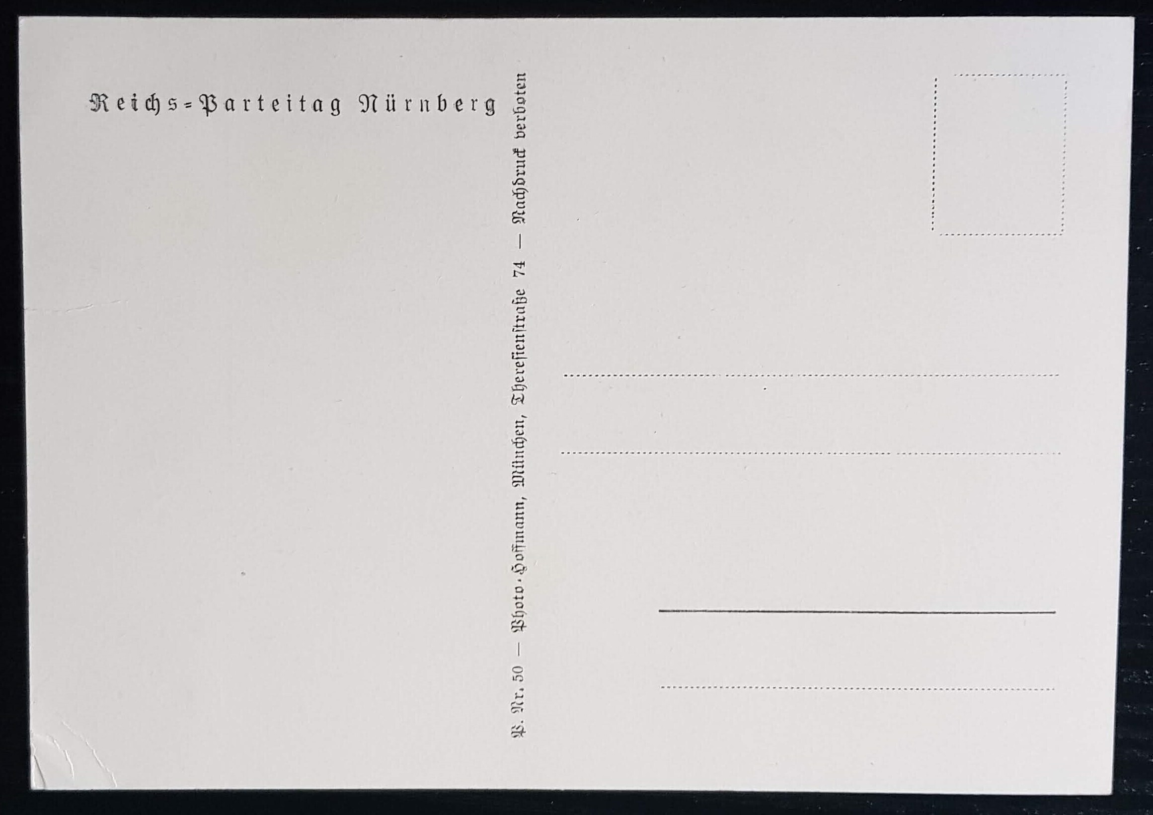 Germany Third Reich Original Propaganda Postcard Nsdap Nazi Nuremberg ...