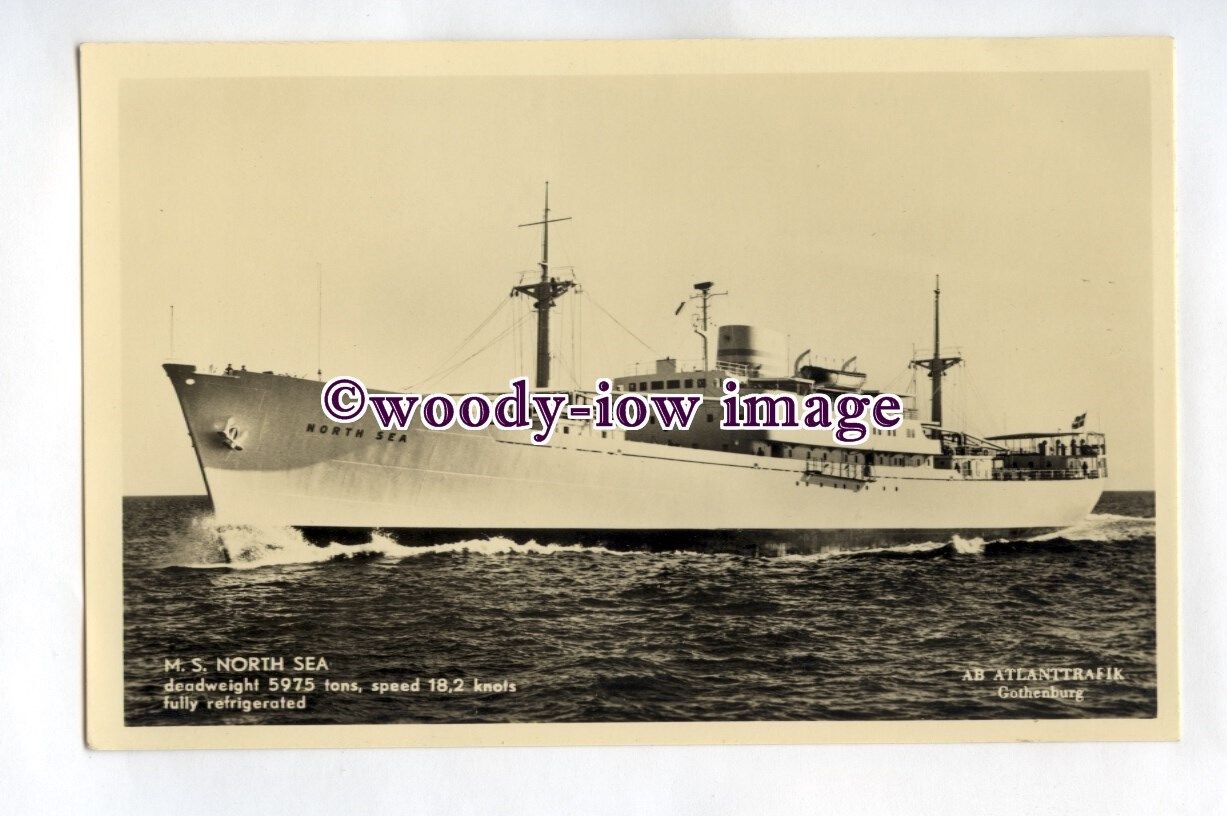 pf0359 - Swedish Orient Line Cargo Ship - North Sea , built 1960 ...