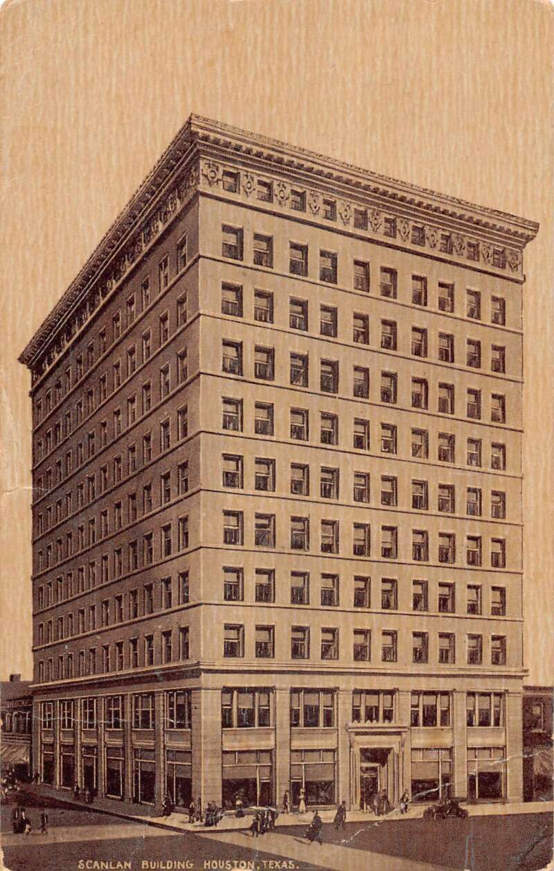 Houston Texas Scanlan Building Vintage Postcard AA40463 | United States ...