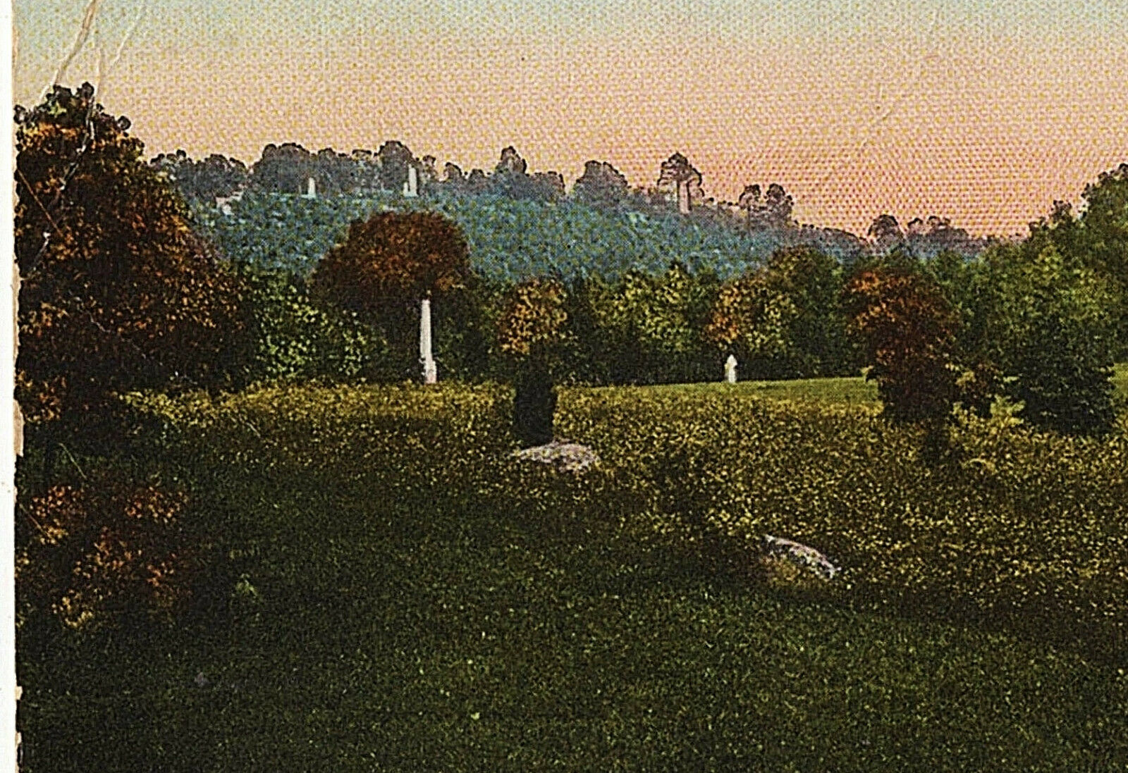 1907-1915 Gettysburg PA The Wheatfield Showing Round Tops Civil War DB ...