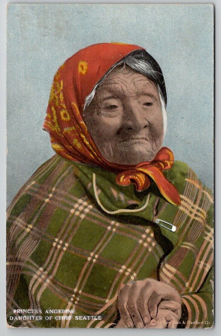 Native American Indian Princess Angeline Daughter of Cheif Seattle ...