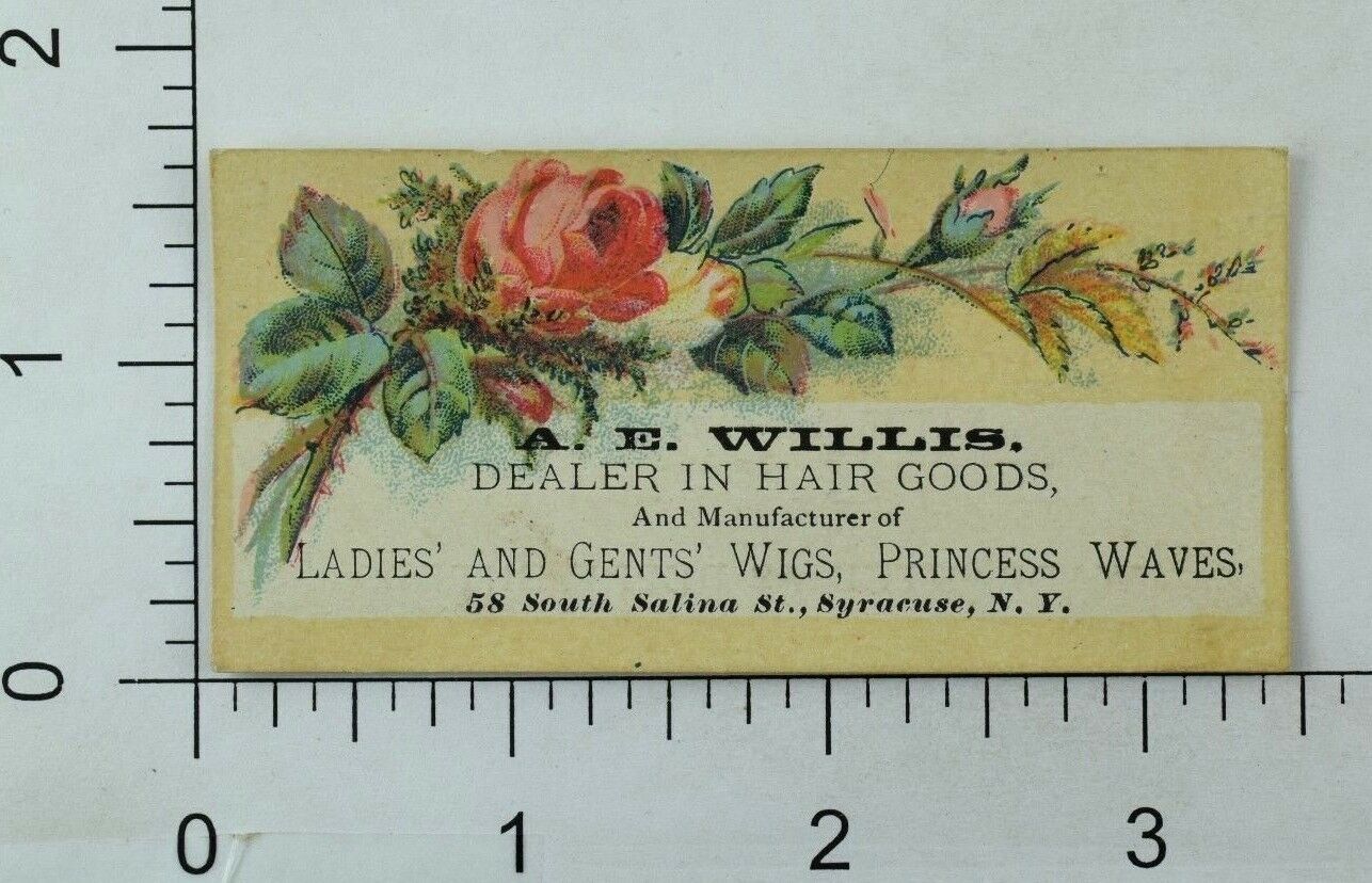 1870's-80's A. E. Willis Natural Hair Goods Ladies' & Gents' Wigs P83 ...