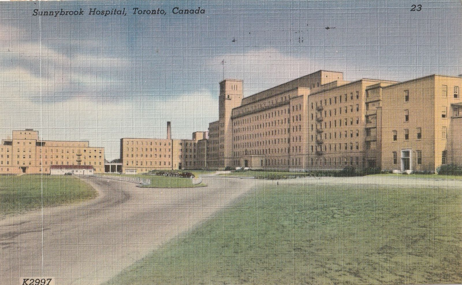 Vintage Postcard Sunnybrook Hospital Toronto Canada Posted 1956 ...