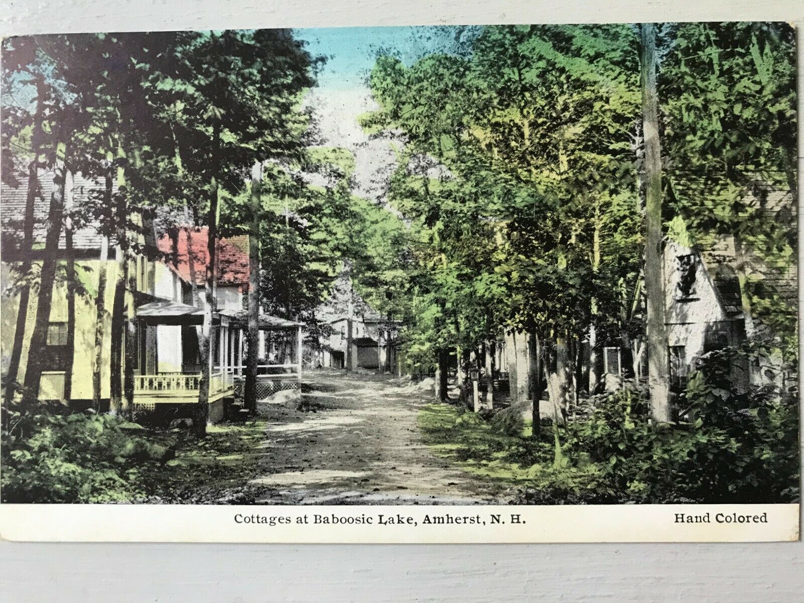 Vintage Postcard 1915-1930 Cottages at Baboosic Lake Amherst New ...