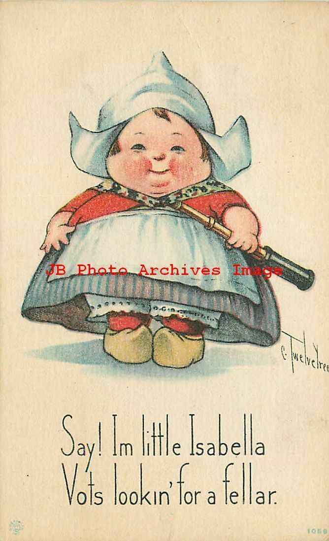 Charles Twelvetrees, Bergman 1917 No 1059, Dutch Girl, I'm Little ...